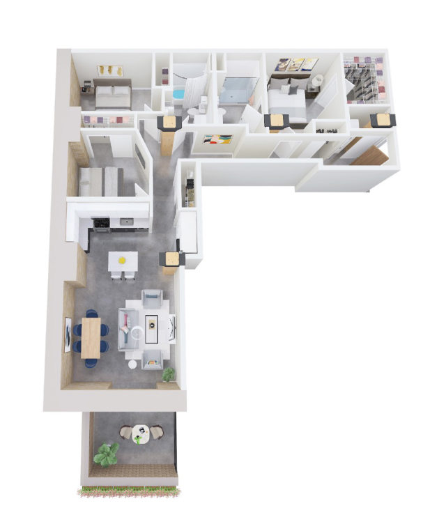 724 Lofts - Apartments in North Loop - Floor Plans