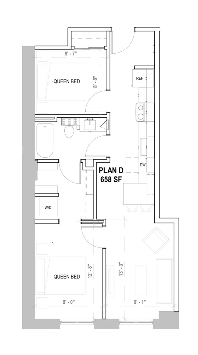 724 Lofts - Apartments in North Loop - Floor Plans